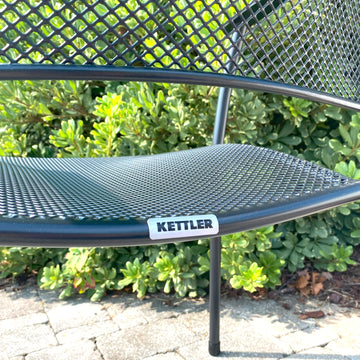 Pilano Wrought Iron Stackable Arm Chair - Set Of 4 – KETTLER USA