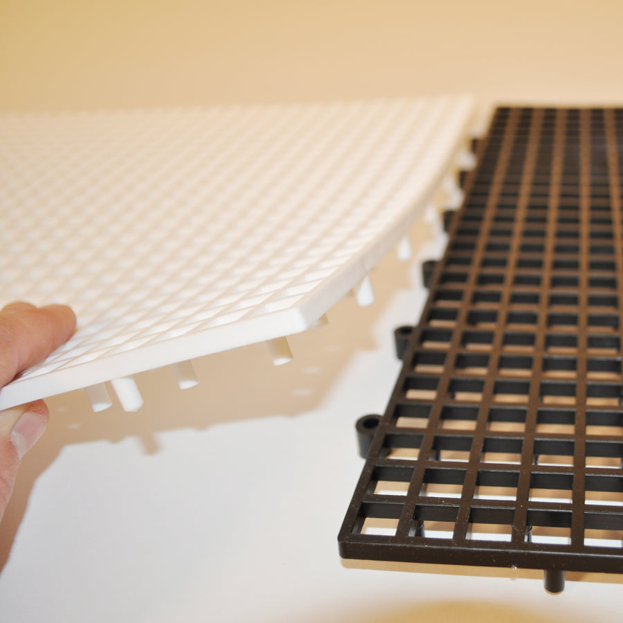 Giant 10x10 Tile Game Board For Use With Oversized Chess or Checker Se ...