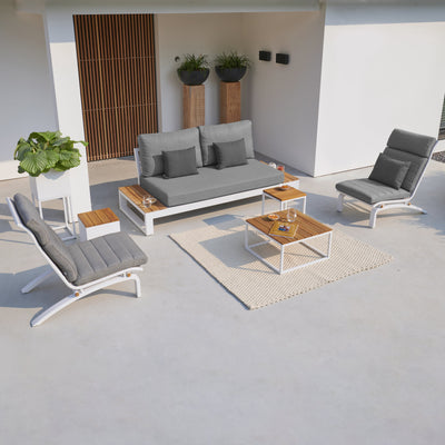 Basic Plus 5-Piece Dining Set- Stack Chairs – KETTLER USA